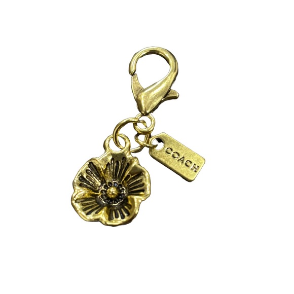 Coach | Accessories | Coach Flower Bag Charm Keychain | Poshmark